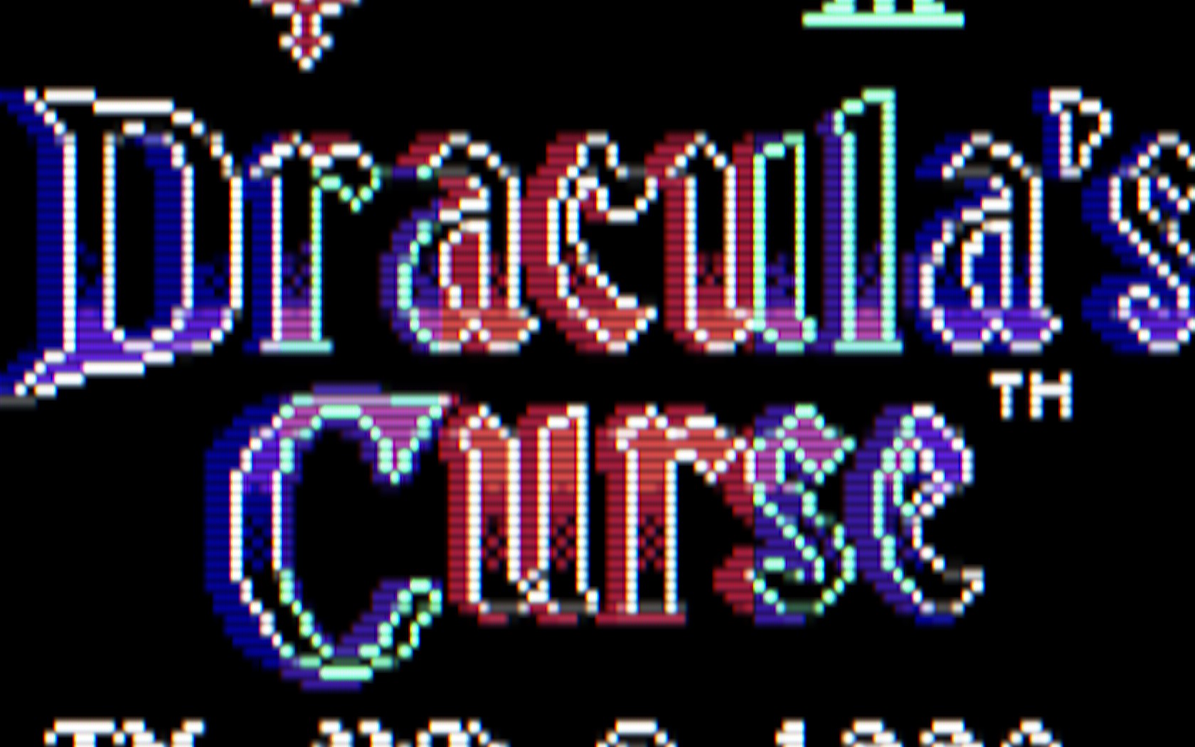 Screenshot - Simulated CRT + dot mask (Castlevania: Anniversary Collection)